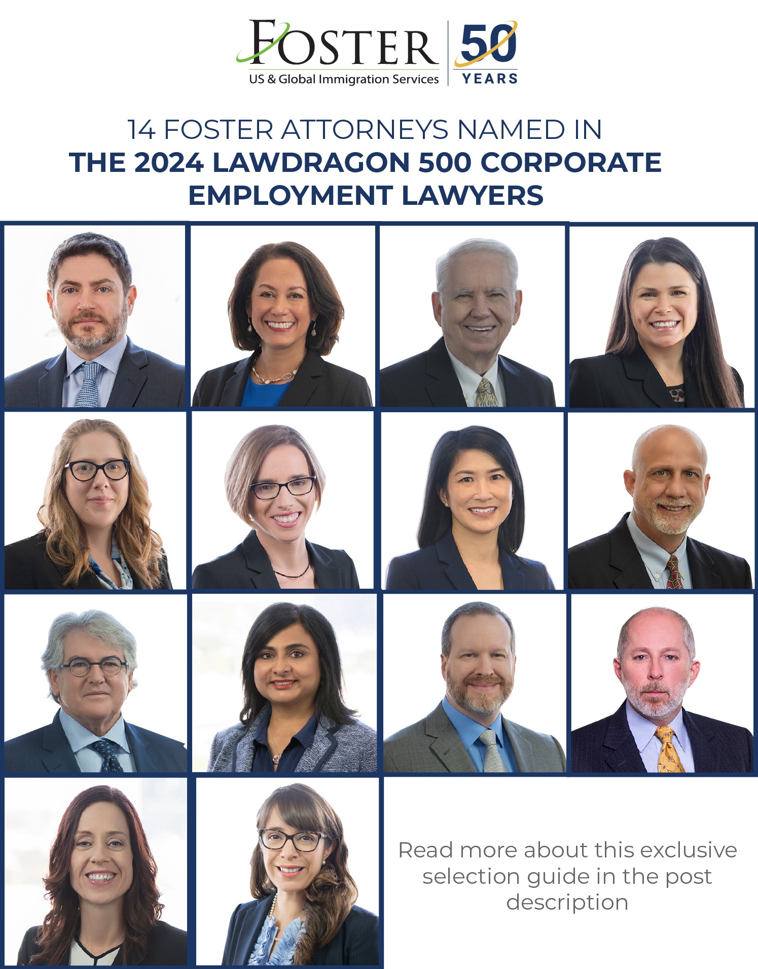 14 Foster Attorneys Named in the 2024 Lawdragon 500 Corporate ...